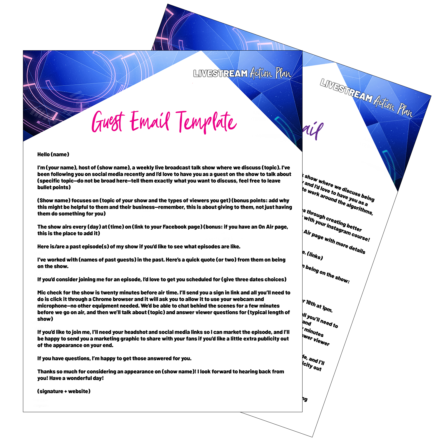 Course – Live Stream Action Plan
